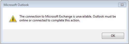 How to resolve ‘Connection to Microsoft Exchange is unavailable’ error ...